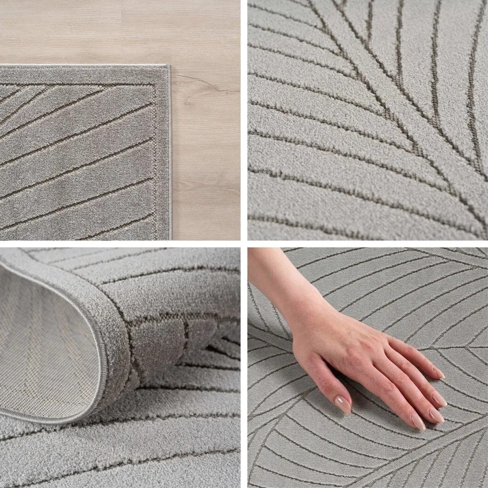 Vnitřní a venkovní koberec ve stříbrné barvě 120x170 cm Nova 1203 – Ayyildiz Carpets