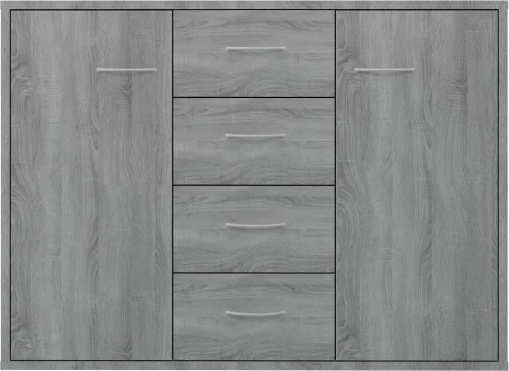 vidaXL Příborník 88 x 30 x 65 cm dřevotříska [815370] Barva: Betonová šedá