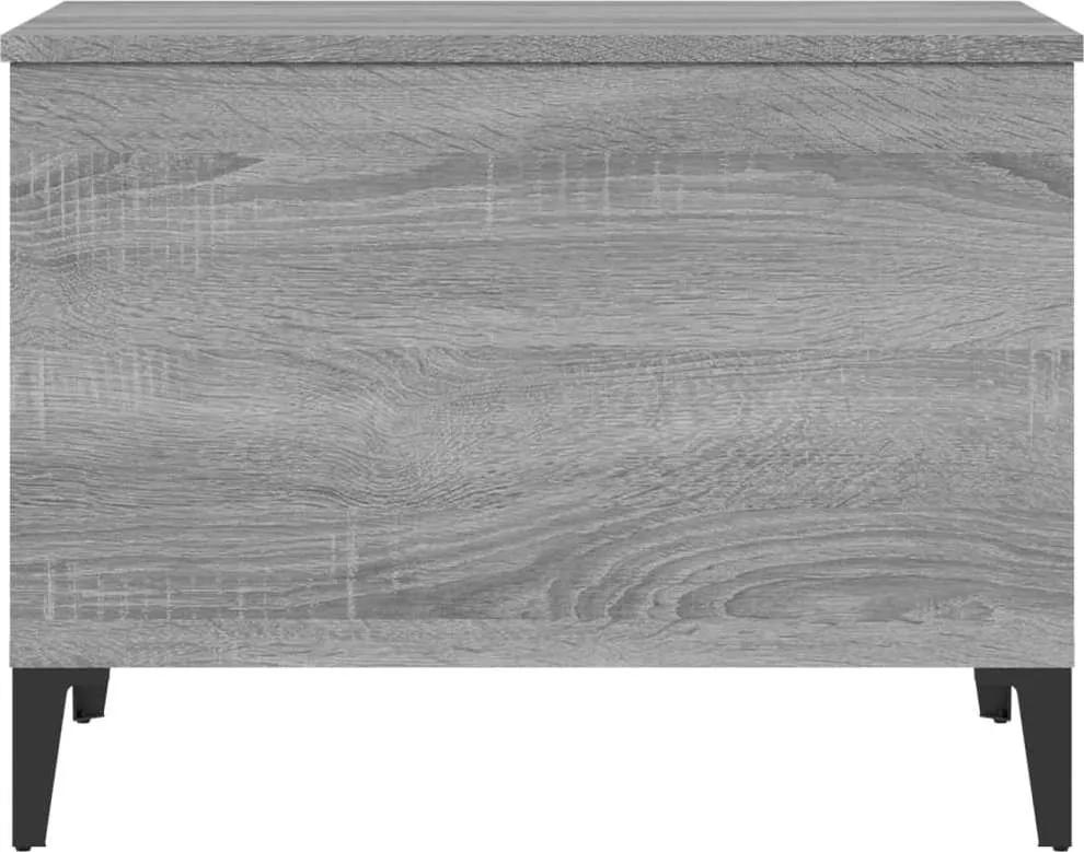 vidaXL Konferenční stolek 60x44,5x45 cm kompozitní dřevo [819578] Barva: kouřový dub