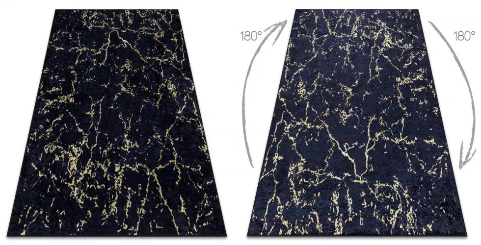 Kusový koberec Ariti černý 80x150cm