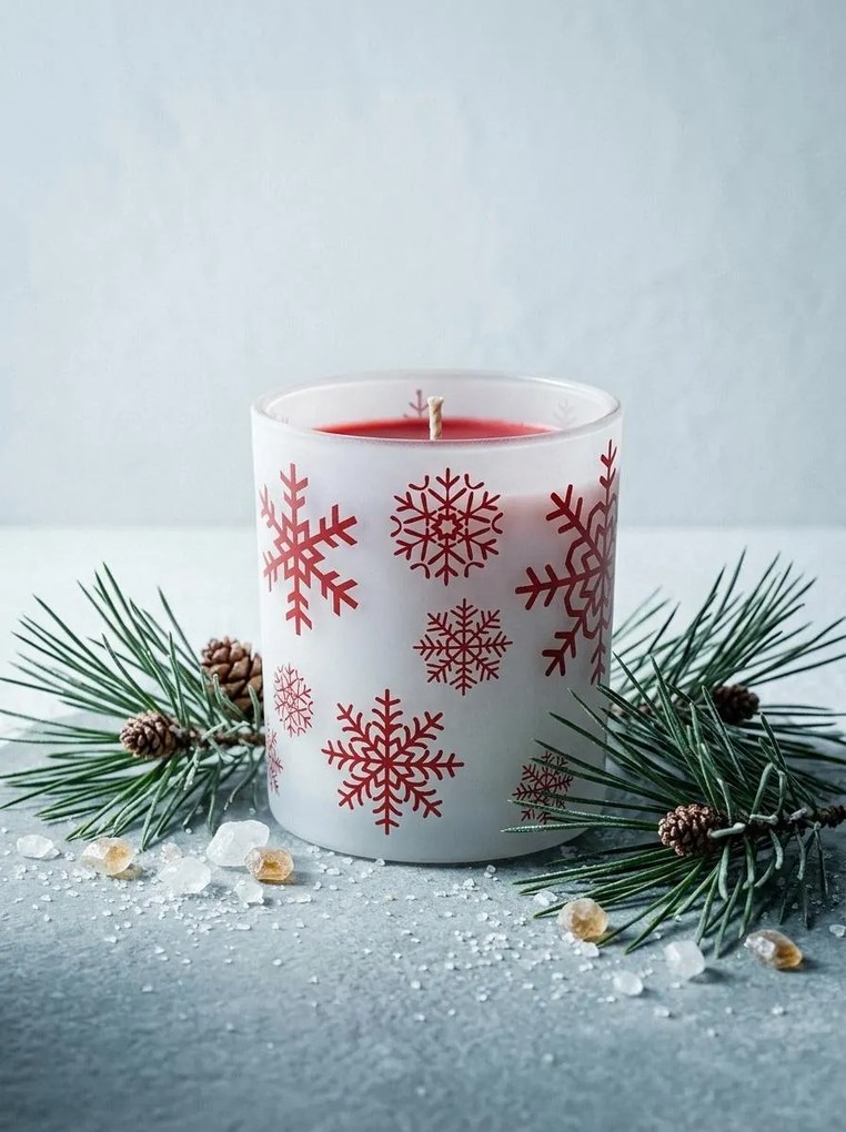 Sinsay - Svíčka Winter Spice - červená