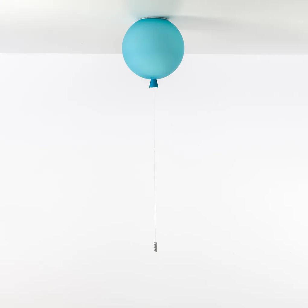 Skleněná svítidla Memory připomínající nafukovací balónky Barva: Tyrkysová, Průměr: 300 mm, Sklo: Matné