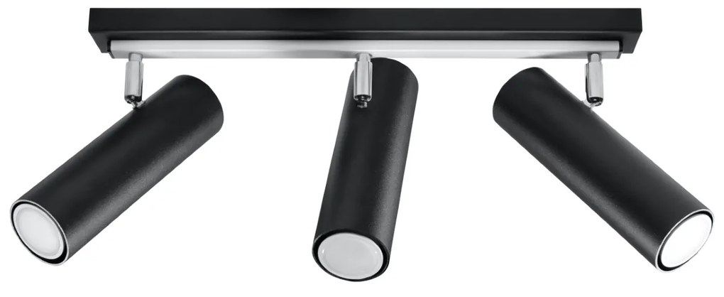 Sollux Lighting Stropní svítidlo DIREZIONE 3 Černá