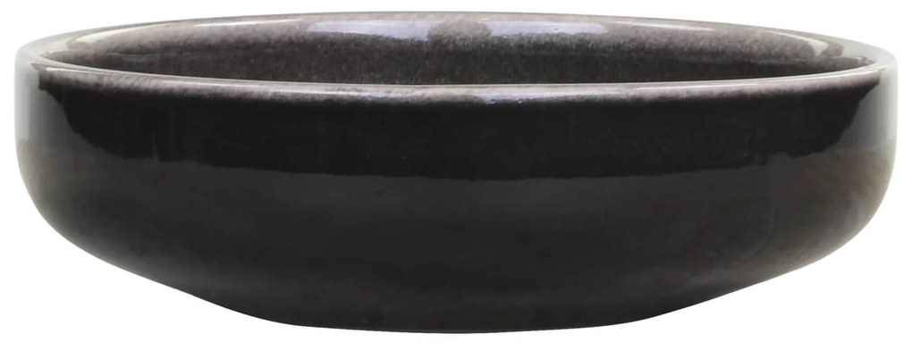 Chic Antique Kameninová miska Calais Black ø18 cm, šedá barva, černá barva, keramika