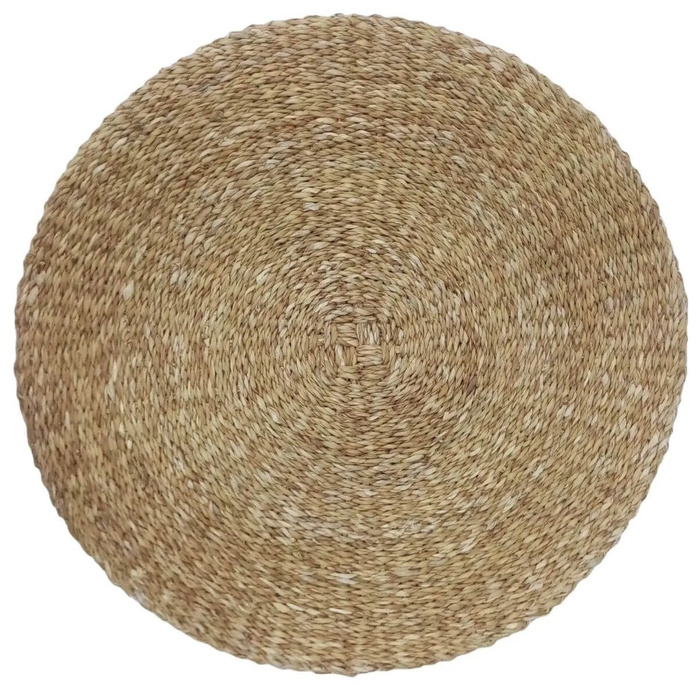 Kulatý koberec z mořské trávy 120cm