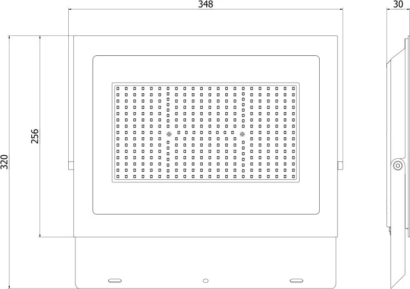 Mexen Luxpro+ LED reflektor, 200W, neutrální - 4000K, 22000 lm, černá - L231-200-40-70