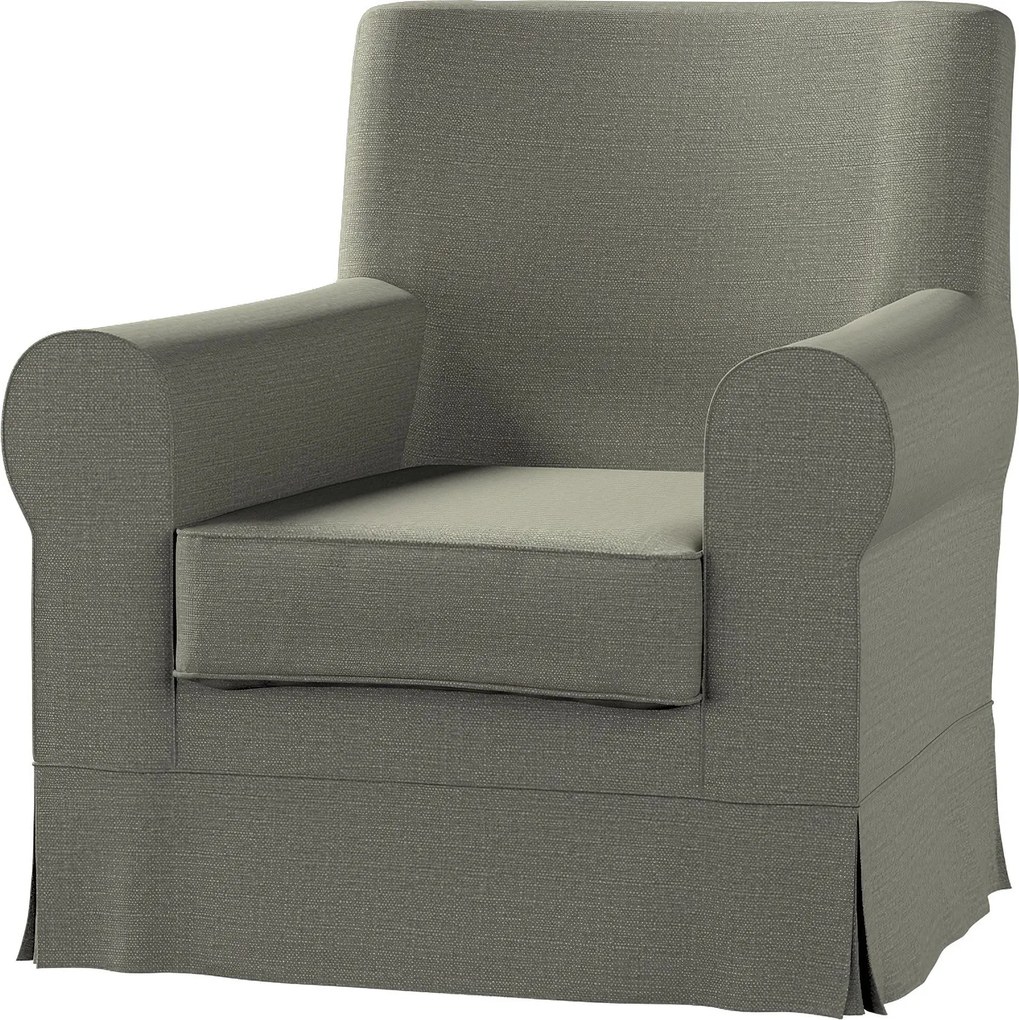 Potah na křeslo IKEA Ektorp Jennylund barva šedá látka pletený vzor