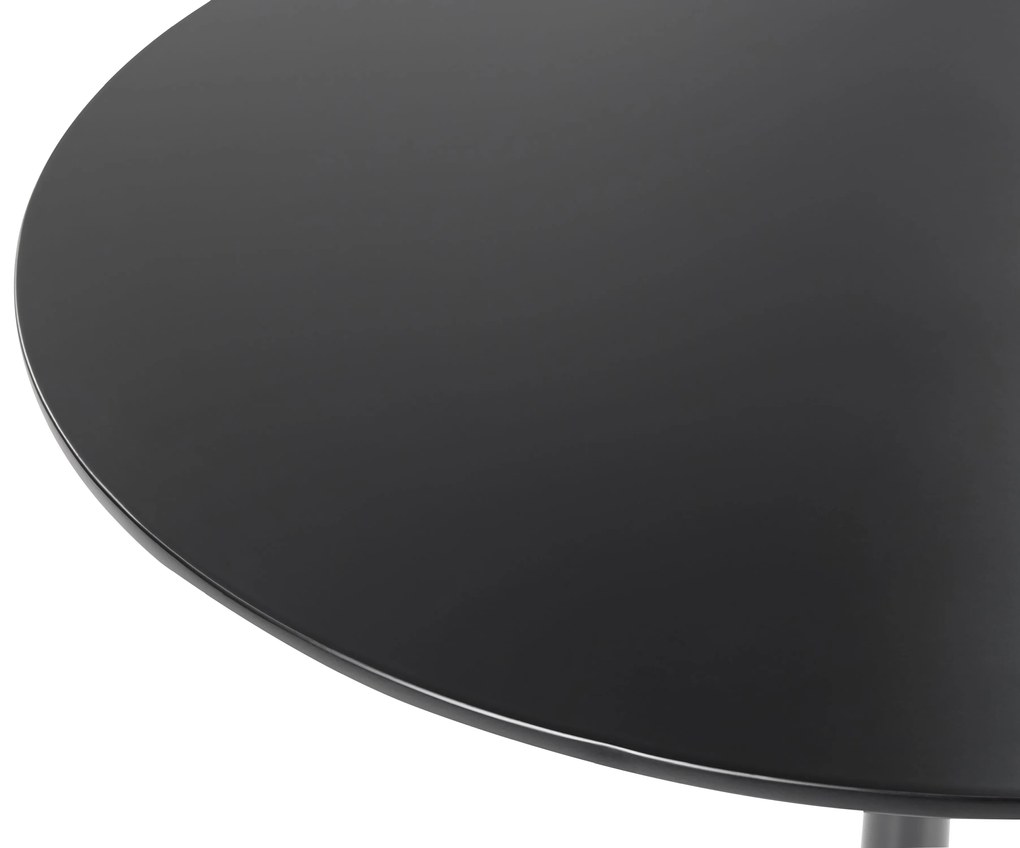 Kulatý jídelní stůl ⌀ 90 cm černý BOCA Beliani