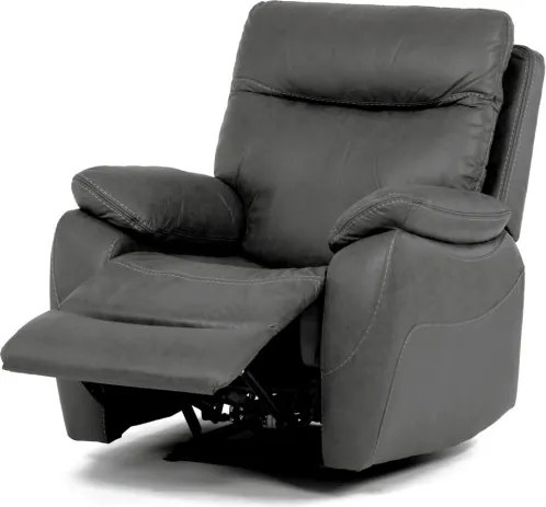 Polohovací křeslo šedé, elektrické TV-4094 GREY3