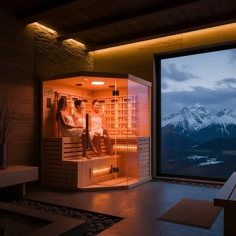 BPS-koupelny Infrasauna Relax HYD-2912 150x150, 4-5 osob