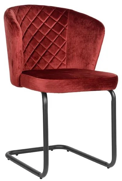 LABEL51 jídelní židle FLOW červená Color: Red UK-30.251