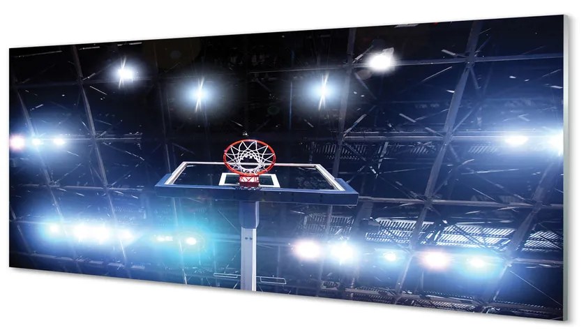 akrylový obraz světla košík 120x60 cm