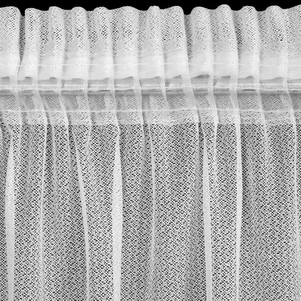 ZÁCLONA NA PÁSCE VANESA 350X270 CM BÍLÁ
