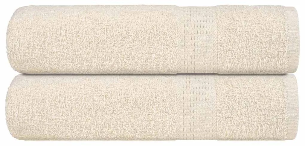 Ručníky do sprchy FROGN 2 ks krémové 70 x 140 cm 360 g/m² 137001