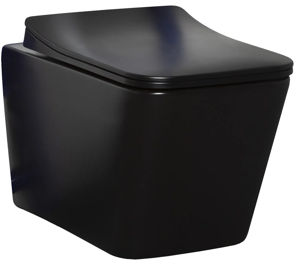 Aplomo Geberit Duofix Basic Tinos Black/Delta WC závěsný komplet