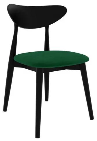 Jídelní židle ST80, Barva: černá, Potah: Magic Velvet 2225 Mirjan24 5903211142185
