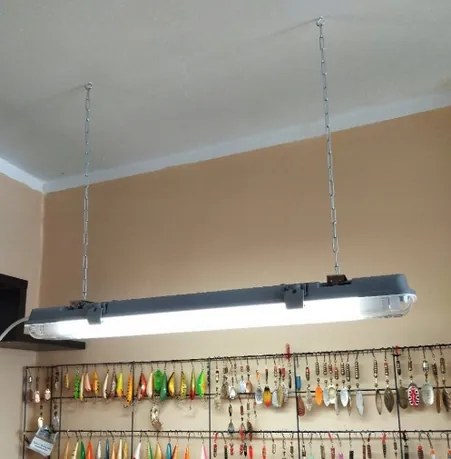 BERGE Hermetické LED svítidlo 120 cm + 2x LED trubice 18W - neutrální bílá