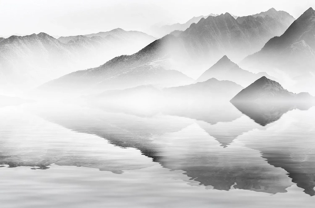 Fototapeta na míru Jezero a Hory | Vliesová fototapeta na zed' | DFTNS1284