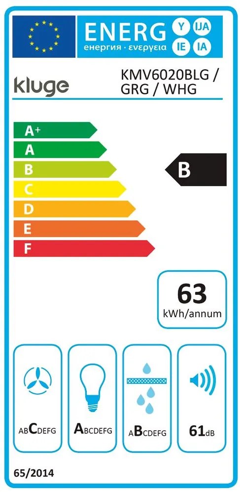 Kluge Odsavač par Kluge KMV6020BLG