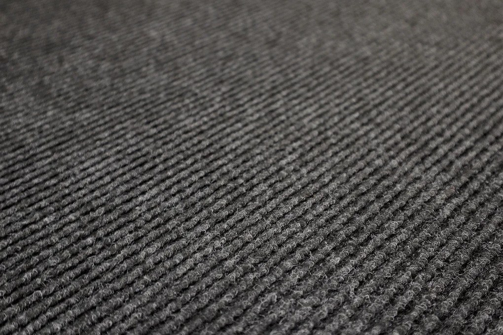 Vopi koberce Kusový koberec Quick step antracit kruh - 57x57 (průměr) kruh cm
