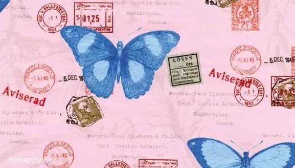 Gekkofix Samolepící dětská  fólie Decor - Motýli Varianta: Motýli, šíře 45cm, cena za 15m