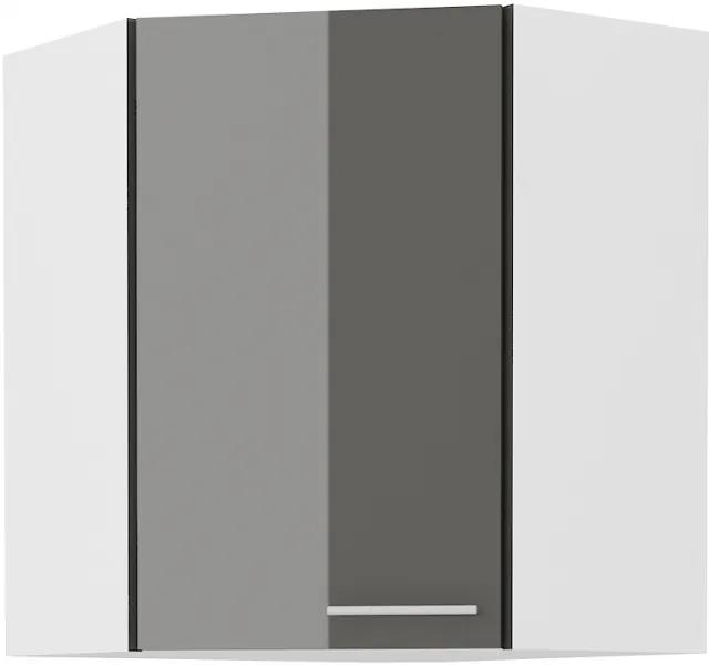 Kuchyňská skříňka LARA šedá 60x60 GN-72 1F (45°)