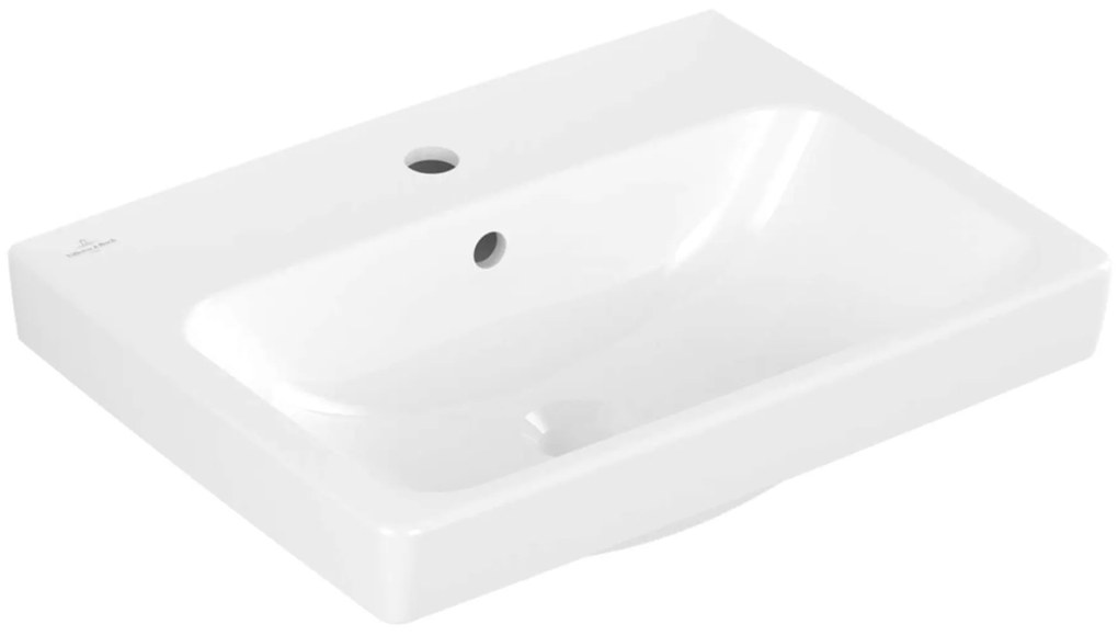 Villeroy & Boch Architectura - Umyvadlo 55x42 cm, s přepadem, otvor pro baterii, alpská bílá 4A875501