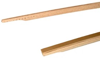 NábytekProNás Lamela březová 36 m, tl. 12 mm - ztenčení konců na tl. 8 mm ROZMĚR: 3,6 x 114 cm - síla (12-8) mm