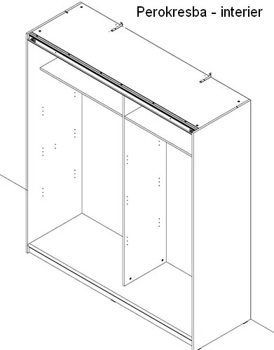 Šatní skříň WINNER