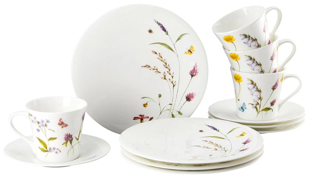 Rosenthal Sada porcelánu Nora Spring Vibes s kombi šálkem, 12 ks 02048-726041-28593