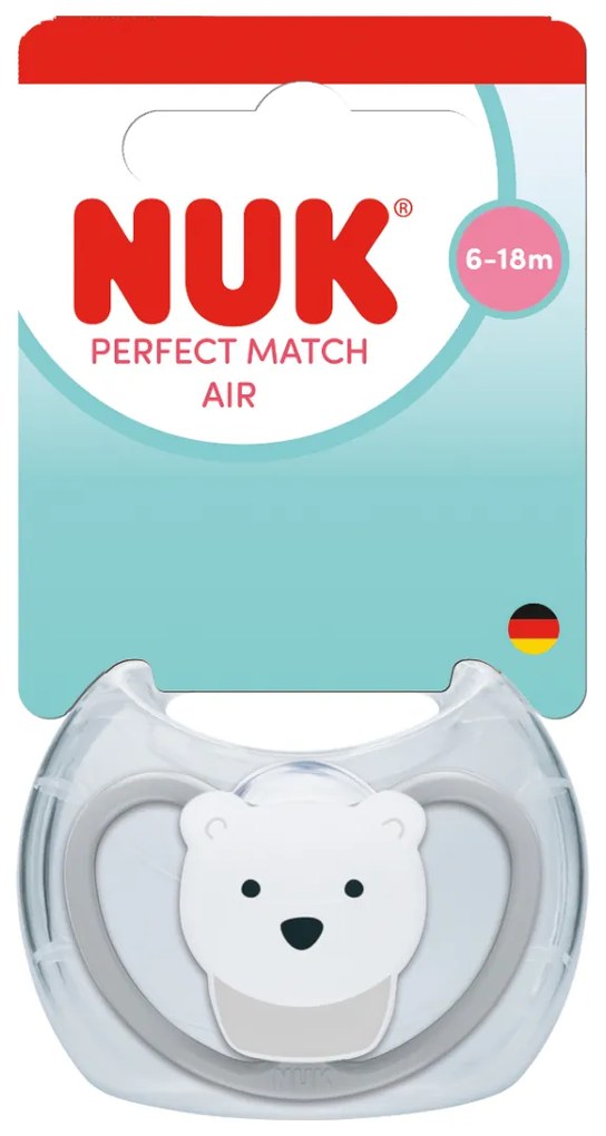 NUK Dudlík Perfect Match Air 6-18 m 1 ks Cat