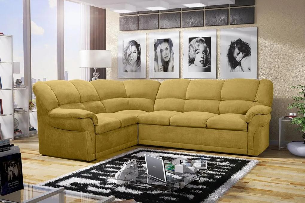 Casarredo - Komfort nábytek Rohová sedací souprava LANZAROTE, rozkládací s úložným prostorem, výběr barev | potah: orinoco 21,Umístění rohu: roh na pravé straně