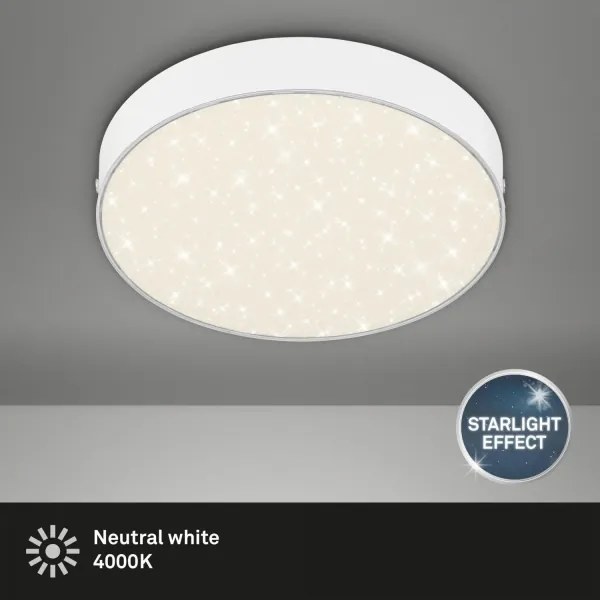 Briloner 7073-416 - LED Stropní svítidlo STAR SKY LED/16W/230V pr. 21 cm bílá