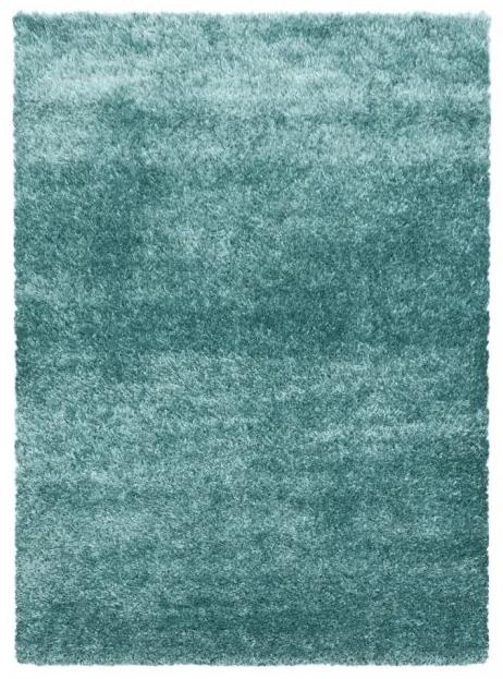 Kusový koberec Brilliant shaggy 4200 aqua Kruh průměr 120 cm