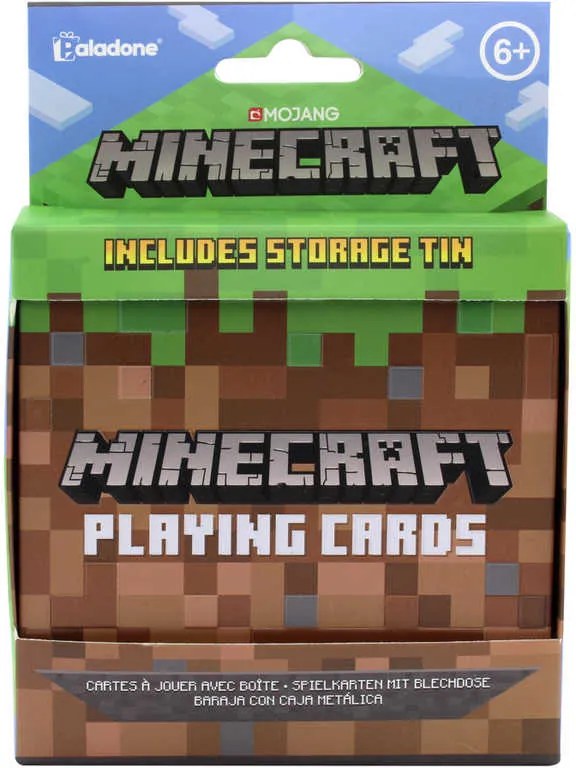 _Ostatní 1_ Hra Karty hrací Minecraft v plechové krabičce *SPOLEČENSKÉ HRY* pp6587mcf