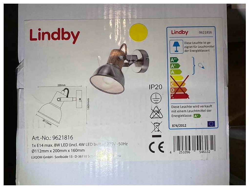 Lindby | Lindby - LED Nástěnné bodové svítidlo DENNIS 1xE14/4W/230V | LW0347