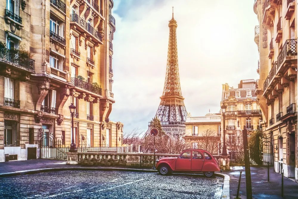 Fototapeta Paříž Eiffelova Věž Omyvatelný vlies 180x120