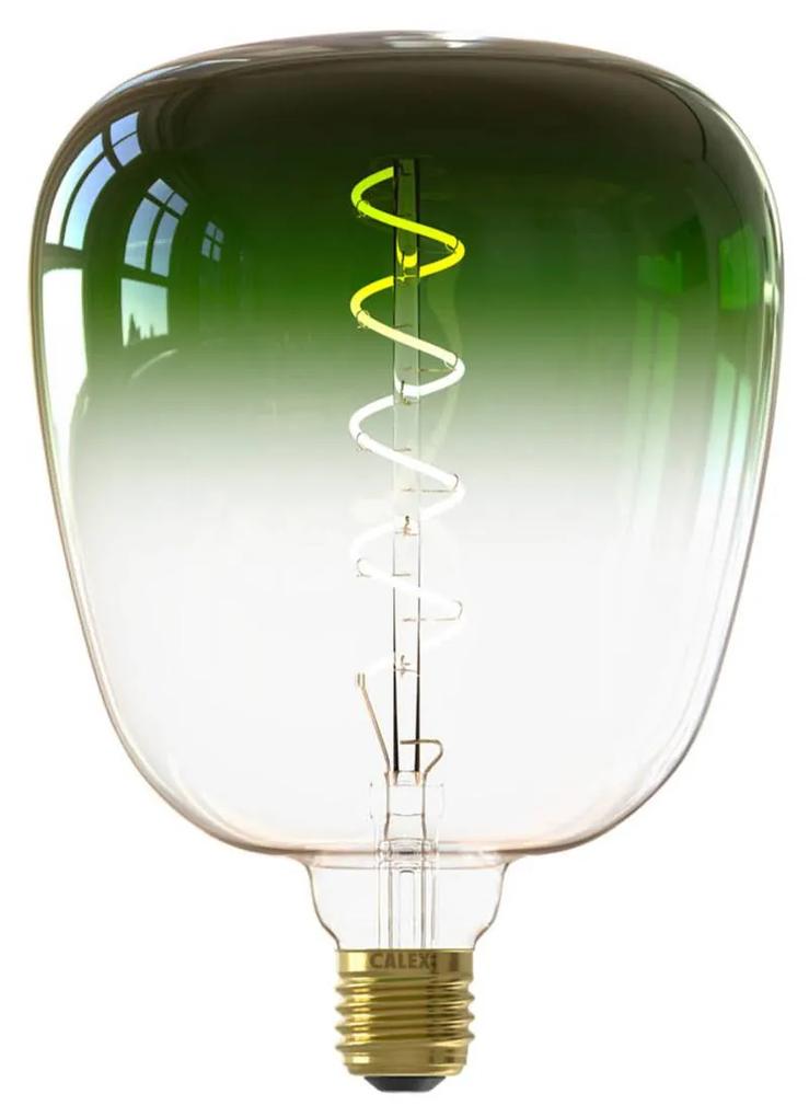 Calex Kiruna LED žárovka E27 5W filament dim zeleň