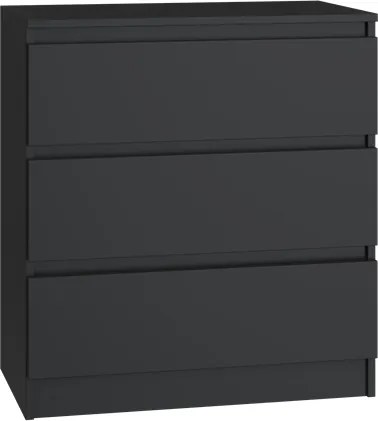 TPS Komoda MALVA M3 70 cm - Černá