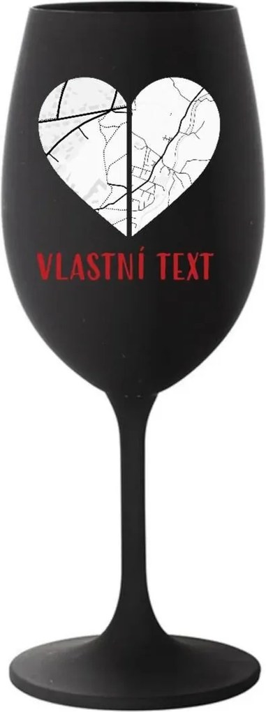 Personalizovaná sklenice - Dvě místa, jedno srdce