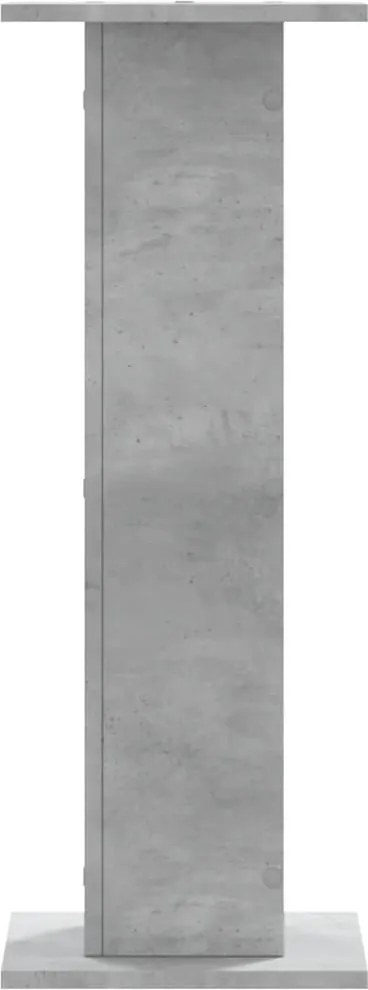 Stojany na rostliny 2 ks betonově šedé 30 x 30 x 80 cm kompozit 3307867
