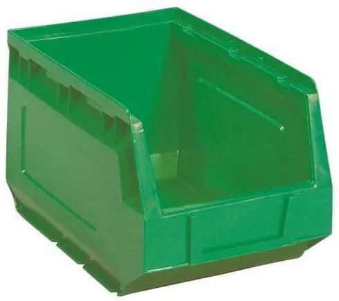 Plastový box Manutan Expert 12,5 x 14,5 x 24 cm, žlutý