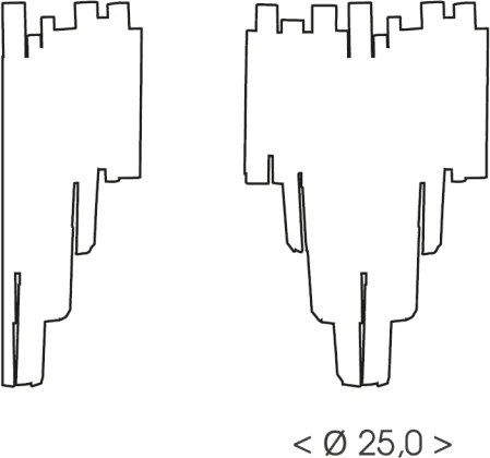 Brilagi - Nástěnné svítidlo VERVE 2xE14/40W/230V černá