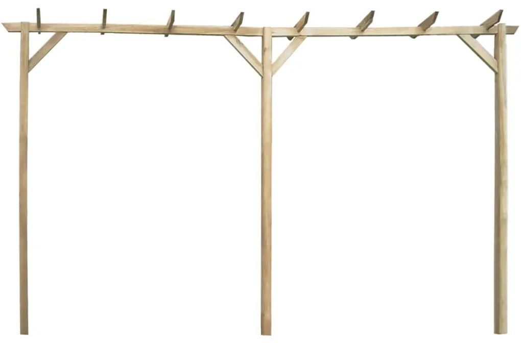 vidaXL Marketos Zahradní pergola 410 x 40 x 203 cm dřevo