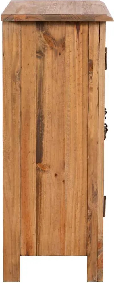 Koupelnová odkládací skříňka masivní borovice 59 x 32 x 80 cm 246037