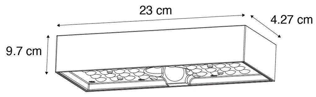 Venkovní nástěnné svítidlo černé s tlumeným světlem a senzorem na solární energii - Kayo