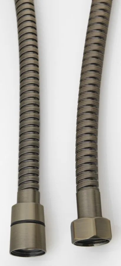 Sapho, POWERFLEX Kovová sprchová hadice, opletená, 150cm, bronz, FLE10BRO