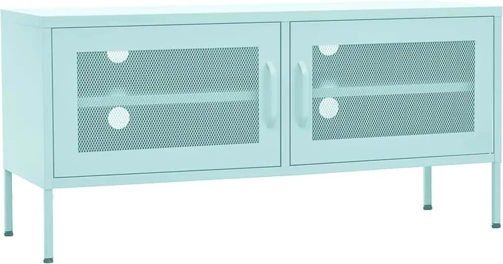 TV skříňka mátová 105 x 35 x 50 cm ocel 336239