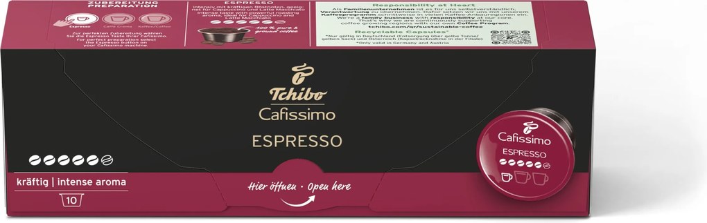 Cafissimo Espresso silné - Intenzita: 5/6