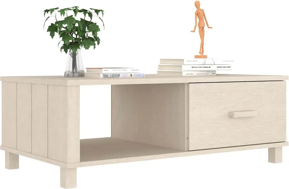 Konferenční stolek HAMAR medově hnědý 100x55x35 cm borovice 340452